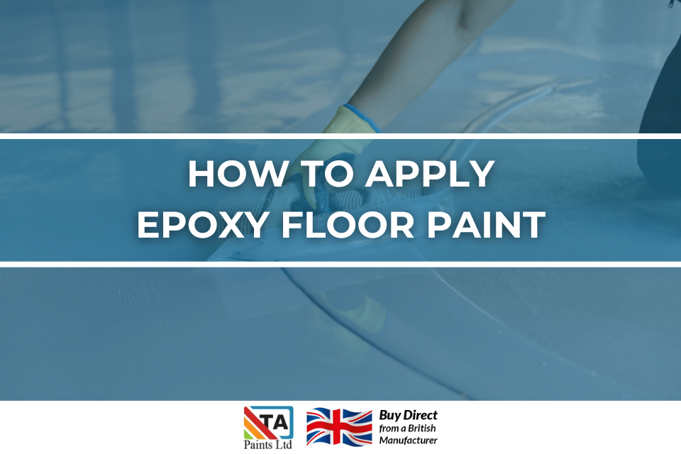 How to Apply Epoxy Floor Paint – TA Paints