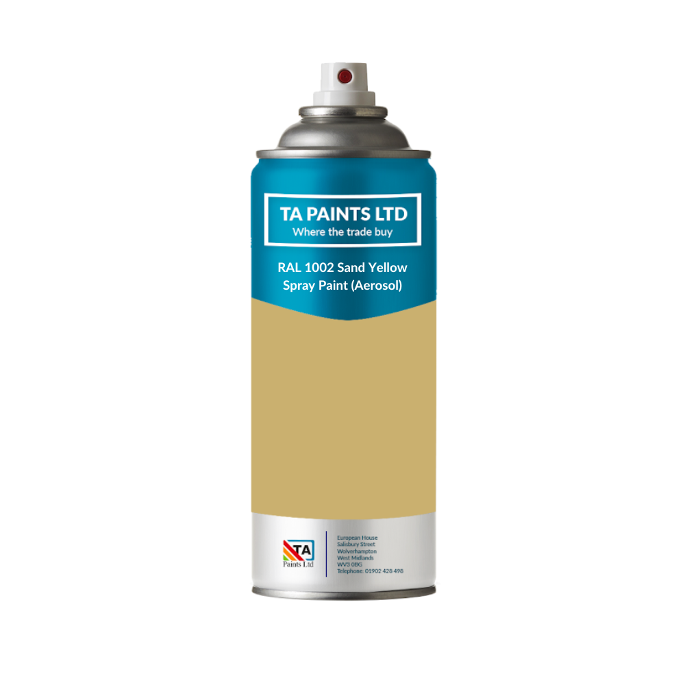 RAL 1002 Sand Yellow Spray Paint (Aerosol) – TA Paints