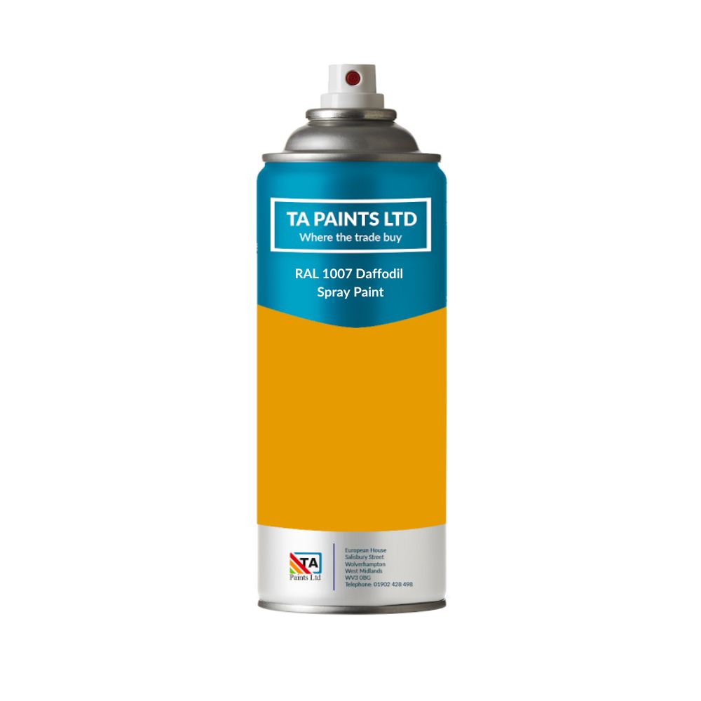 RAL 1007 Daffodil Spray Paint (Aerosol) – TA Paints