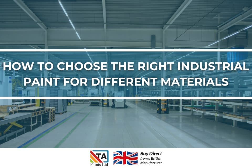How to Choose the Right Industrial Paint for Different Materials – TA ...