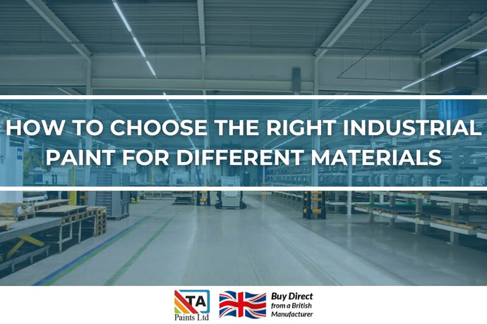 How to Choose the Right Industrial Paint for Different Materials – TA ...