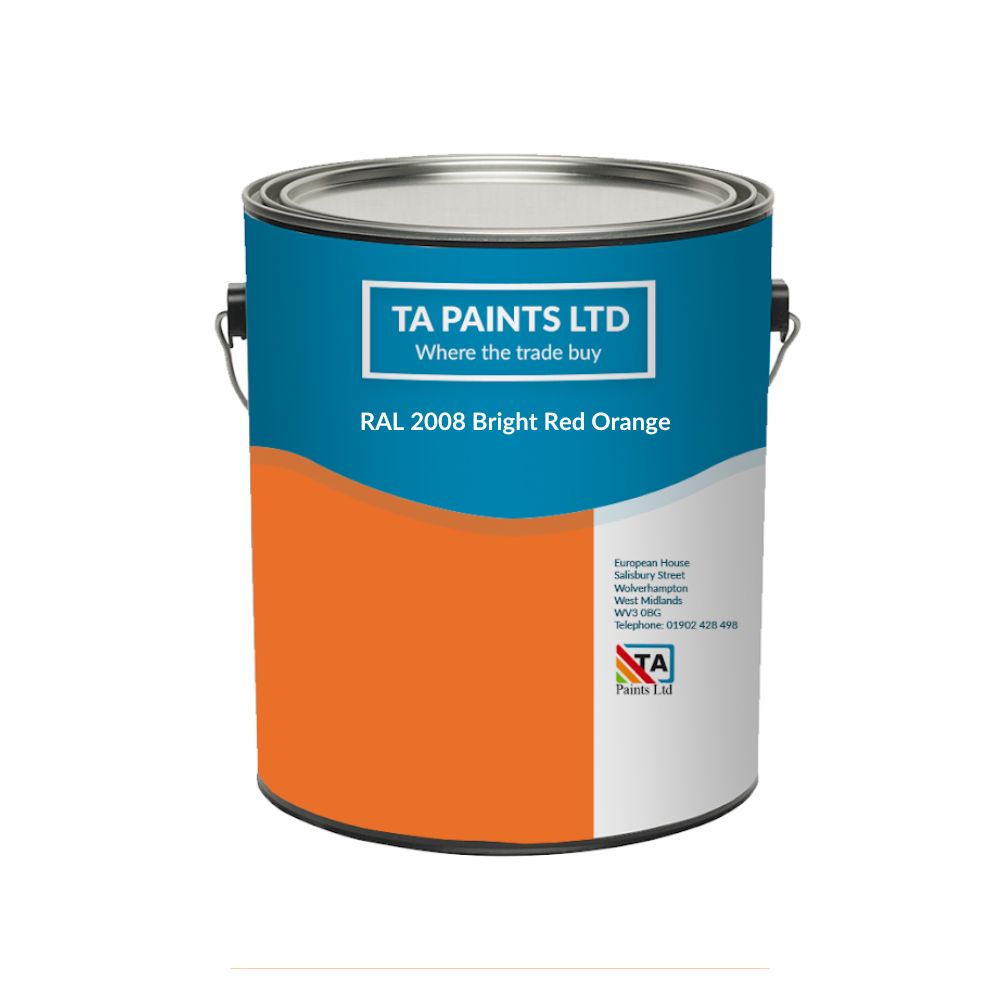 RAL 2008 Bright Red Orange Paint – TA Paints