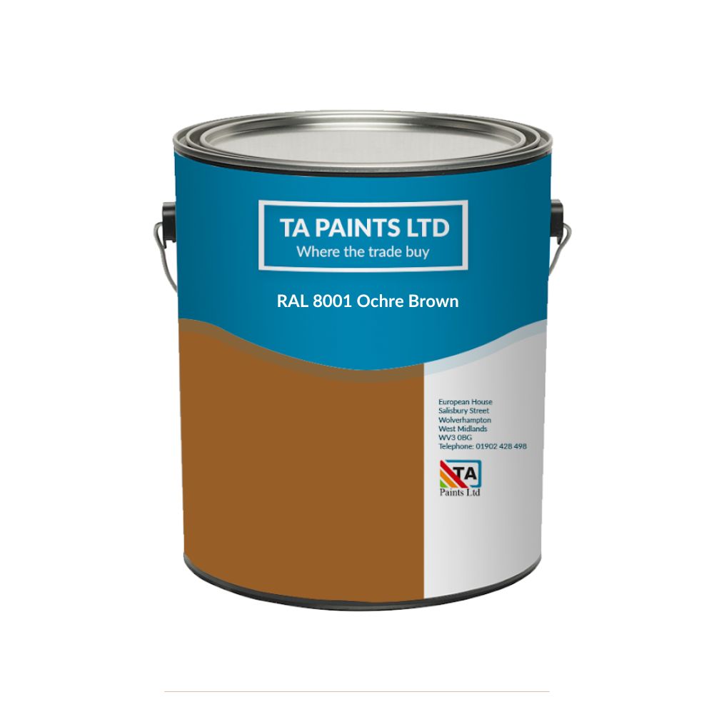 RAL 8001 Ochre Brown Paint | TA Paints