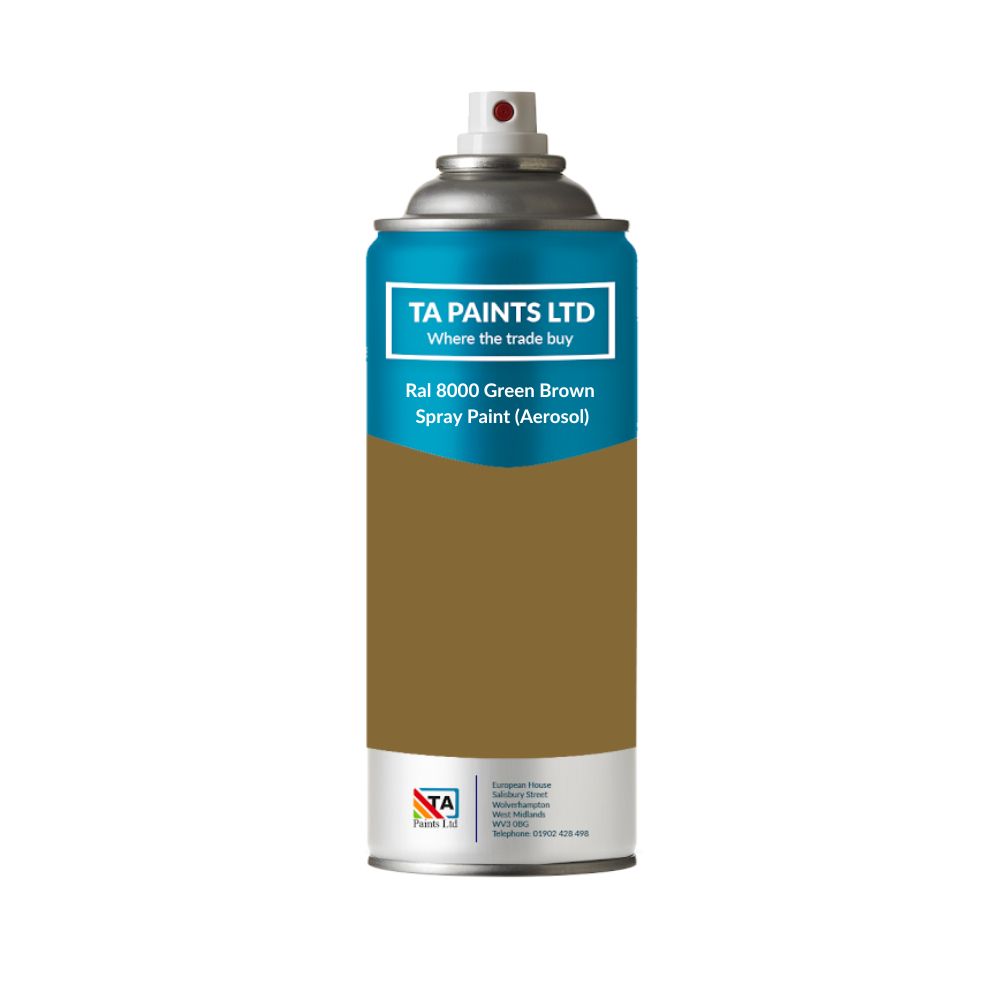 Ral 8000 Green Brown Spray Paint (Aerosol) – TA Paints