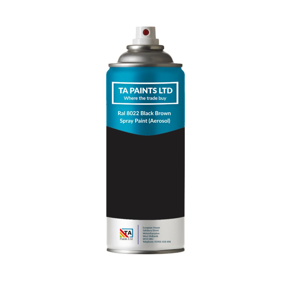 Ral 8022 Black Brown Spray Paint (Aerosol) – TA Paints
