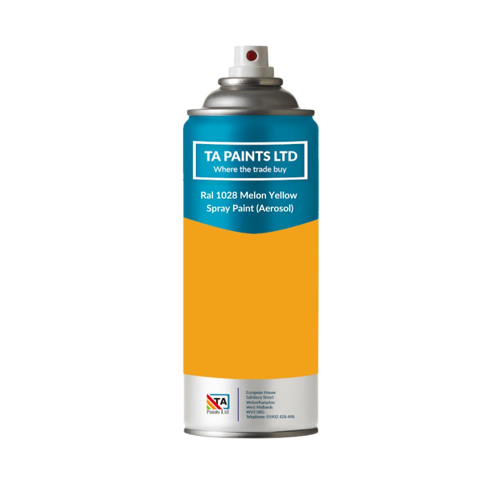 Ral 1028 Melon Yellow Spray Paint (Aerosol) – TA Paints