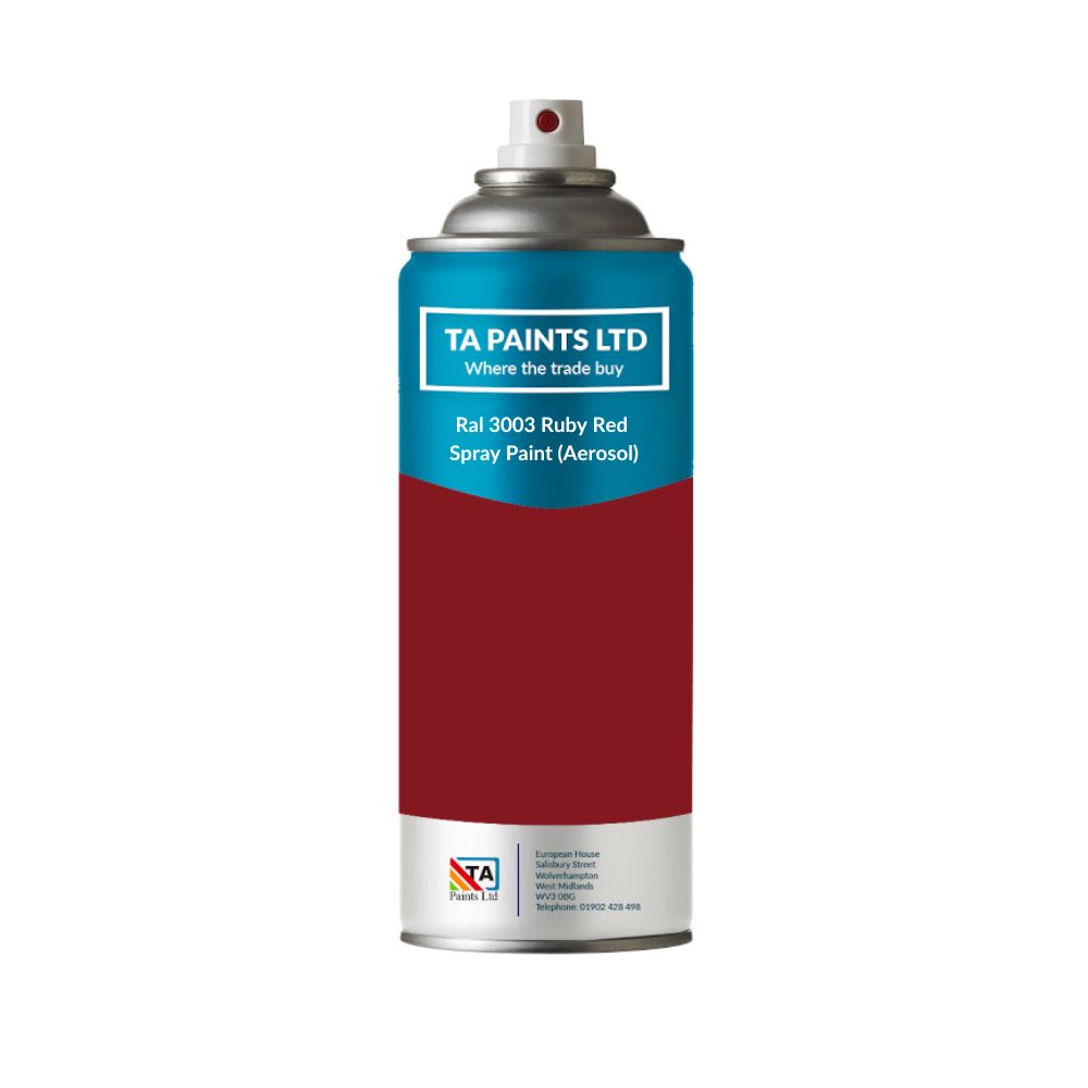 Ral 3003 Ruby Red Spray Paint (Aerosol) – TA Paints