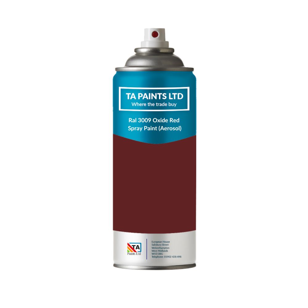 Ral 3009 Oxide Red Spray Paint (Aerosol) – TA Paints