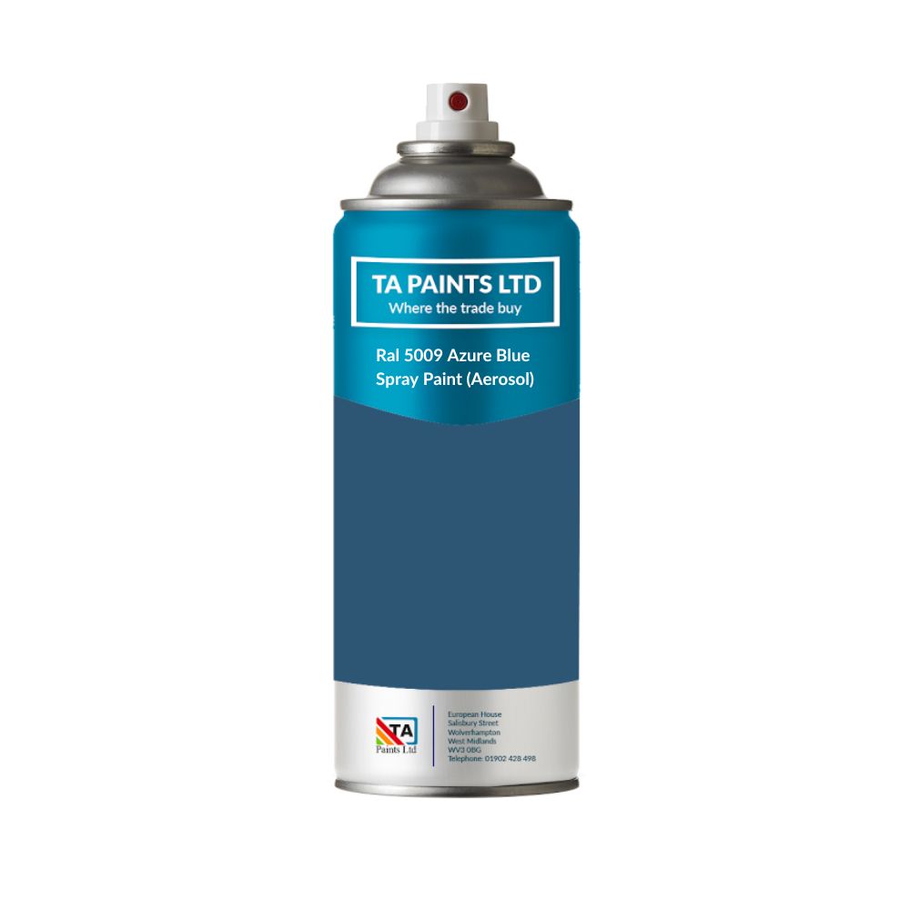 Ral 5009 Azure Blue Spray Paint (Aerosol) – TA Paints