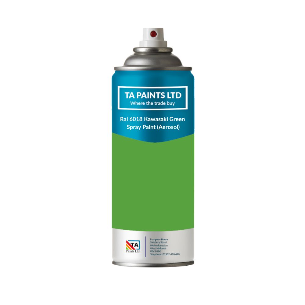 Ral 6018 Kawasaki Green Spray Paint (Aerosol) – TA Paints