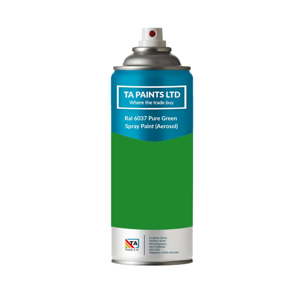 Ral 6037 Pure Green Spray Paint (Aerosol) – TA Paints