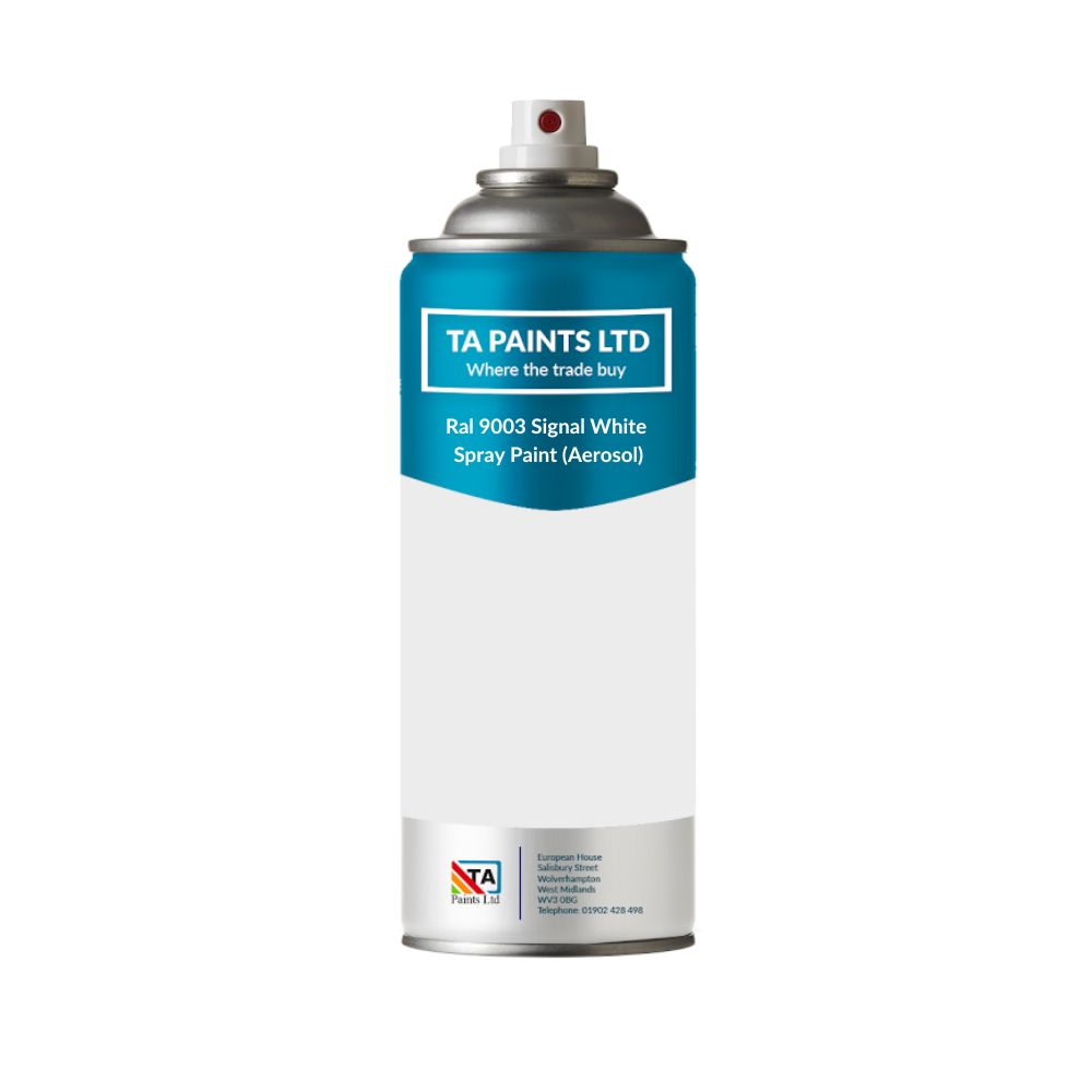 Ral 9003 Signal White Spray Paint (Aerosol) – TA Paints