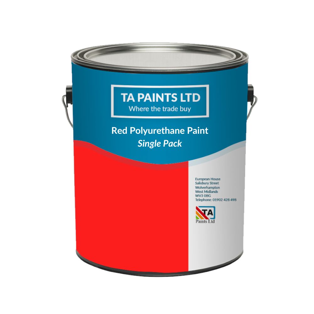 Red Polyurethane Paint (1K) - Single Pack – TA Paints